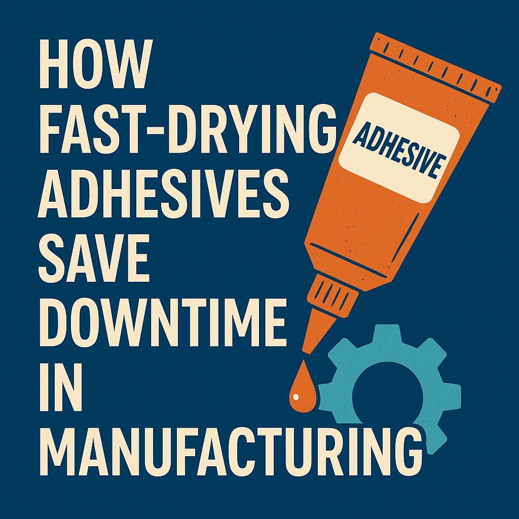 How Fast-Drying Adhesives Save Downtime in Manufacturing