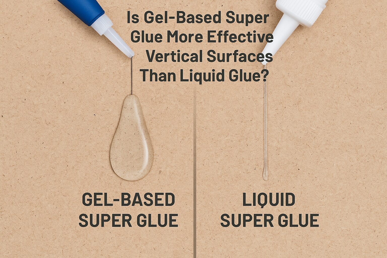 Is Gel-Based Super Glue More Effective for Vertical Surfaces Than ...